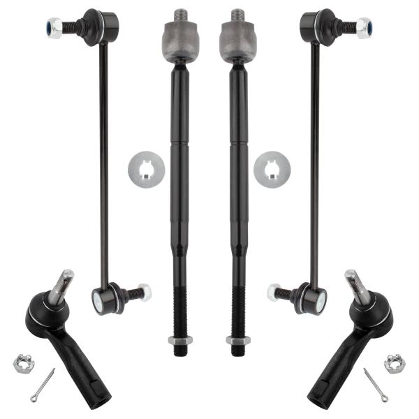 商品名: BOXI フロントスウェイバーエンドリンク インナー+アウタータイロッド 6個 Chevy Cobalt HHR 2005-2011 / Pontiac G5 Pursuit 2005-2010 / Saturn Ion 2003...