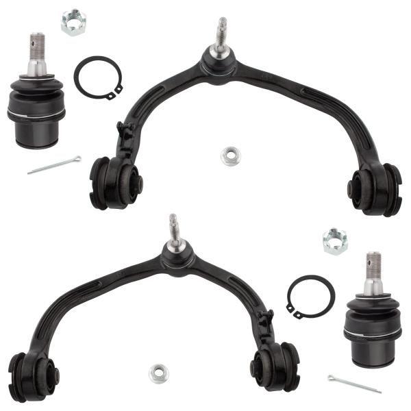 商品名:  BOXI - New 4-Piece Suspension Kit Upper Control Arm With Ball joint Lower Ball Joints Fit 2003 2004 for Ford Exped...