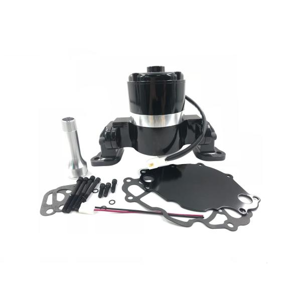 商品名: スモールブロック フォード 電動ウォーターポンプ 289 302 351W SBF 大量流量 プレート付き (ブラック) Small Block For Ford Electric Water Pump 289 302 351W ...