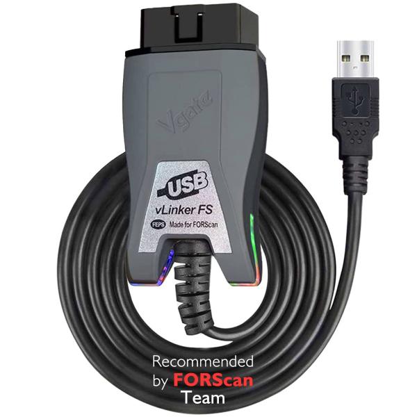 商品名: VLINKER FS OBD2 スキャナー OBDII USBアダプターコードリーダー診断ツール HS/MS-CANオートスイッチ付きFORScan用 VLINKER FS OBD2 Scanner OBDII USB Adapt...