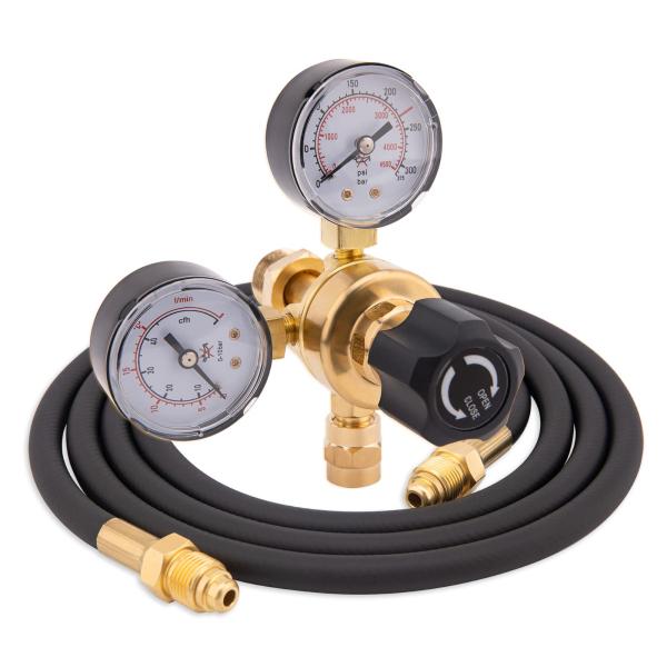 商品名: CGA580 Argon CO2 Regulators, Argon Gauges Gas Welding Regulator Compatible with Mig Tig Miller Lincoln Weld 0-4500P...