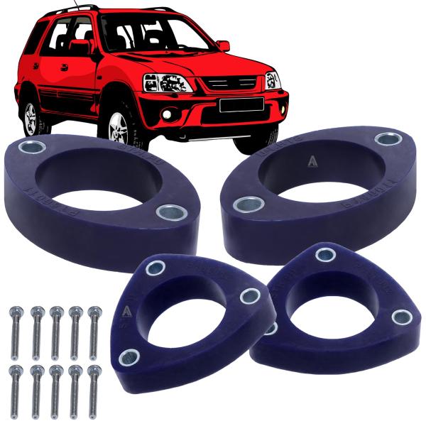 商品名:  AUTOACER - Complete Front &amp; Rear Leveling Lift Kit in Polyurethane/PU - Height 30mm/1.18" For Civic, CR-V 2000...