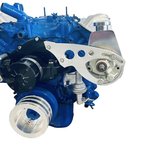 商品名: Chap Performance 電動ウォーターポンプ429 460 BBF PSを使用したフォードサギノーパワーステアリングブラケット Chap Performance compatible with Ford Saginaw ...