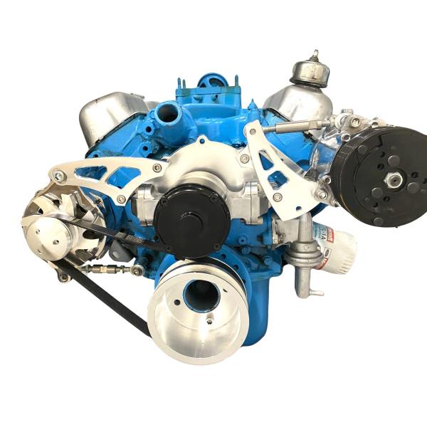 商品名:  Chap Performance Compatible with New 351W Ford Serpentine Pulley Conversion Kit Alt &amp; AC 508 Windsor Electric ...