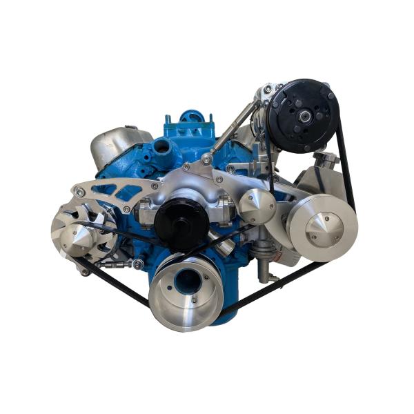 商品名: Chap Performance フォード 351W サーペンタンプーリー変換キット A/C ALT &amp; PS Ford Electric WP 1 - 電動ウォーターポンプ4ボルトダンパー 1969+ Chap Perf...