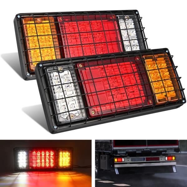 商品名: Nilight 2PCS Trailer Tail Light Kit 40 LED Running Brake Turn Signals Reverse Light Waterproof Tail Lights for 10-3...