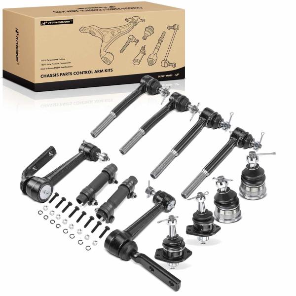 商品名: A-Premium フロントサスペンションキット ボールジョイント タイロッドエンド アイドラーアーム シボレーアストロ&amp;GMC Safari 1990-2005 RWD 12ピースセット A-Premium Set of...