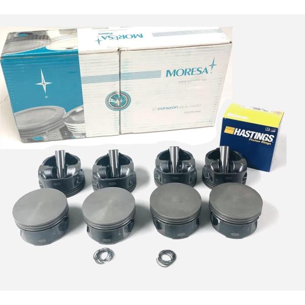 商品名:  Hypereutectic coated Flat Top Pistons &amp; Ring compatible with 2002-09 GM Chevrolet 6.0L LQ9 LS2 LS Corvette Esc...