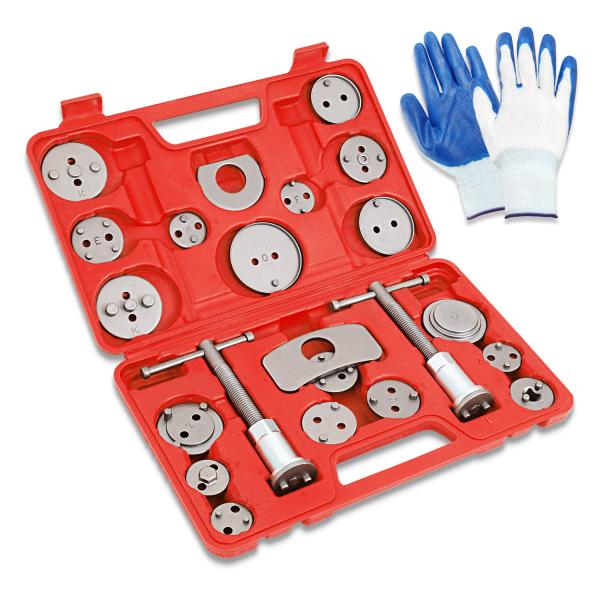 商品名: ?DNA MOTORING TOOLS-00243 ディスクブレーキキャリパー ピストンコンプレッサー ウィンドバック修理ツールキット 車用 キャリーケース付き レッド 24個 ?DNA MOTORING TOOLS-00243 ...