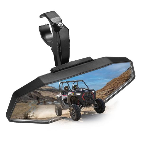 商品名:  KEMIMOTO UTV Rear View Mirror Universal Center Mirror Fits for 1.6"-2" Roll Bar Mount Compatible with Polaris RZR ...