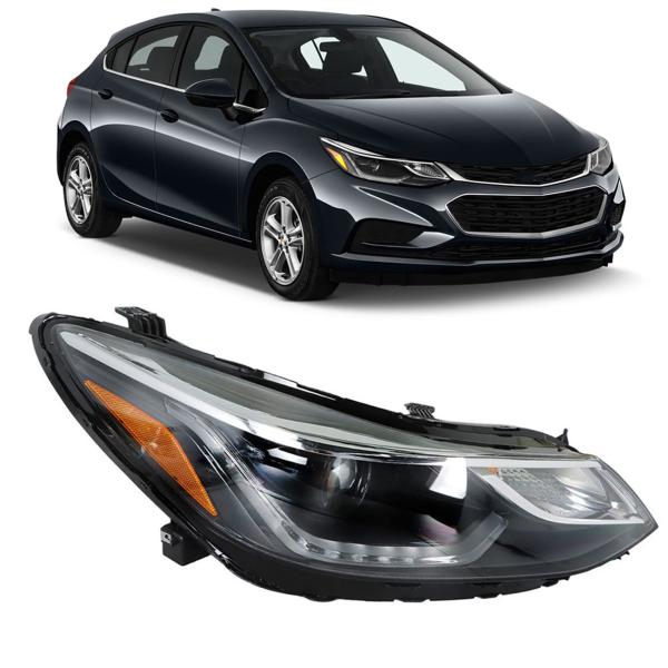 商品名: labwork ヘッドライトアセンブリ 2016-2019 Chevy Cruzeモデル交換用 LED DRLハロゲンプロジェクターヘッドランプ 助手席側用 labwork Headlight Assembly, Compatib...