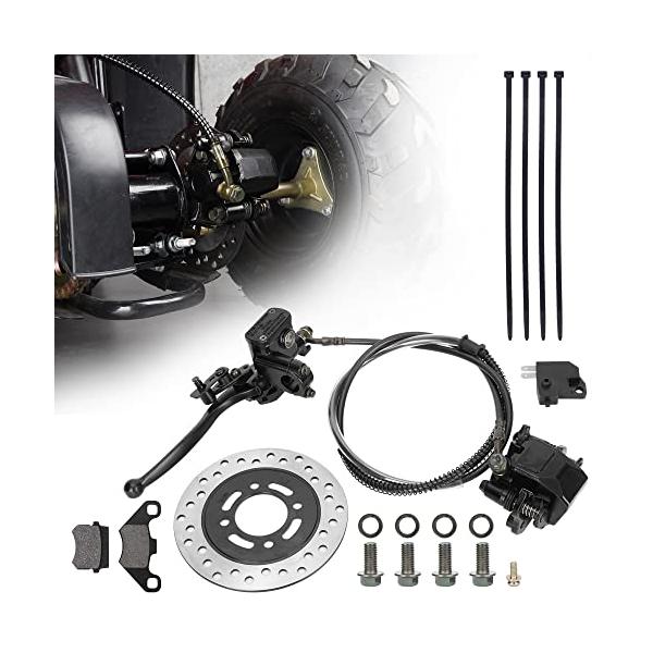 商品名: RUTU フロントディスク 油圧ブレーキマスターシリンダーキャリパーアセンブリ ブレーキパッド&amp;ディスク付き 50cc 70cc 90cc 110cc 125cc SSR apollo RZF db-x18 Taotao ...