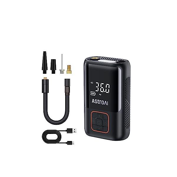 商品名: AstroAI 電動エアーコンプレッサー 車 空気入れ 電動空気入れ 充電式バッテリー LED画面 AstroAI Tire Inflator Portable Air Compressor Cordless Ultra-Ligh...