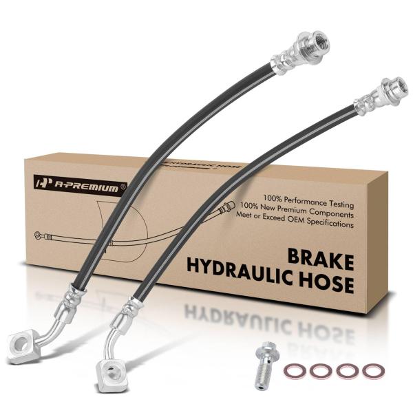 商品名:  A-Premium Front Driver and Passenger Brake Hydraulic Hoses Compatible with Select Chevy and GMC Models - Colorado ...