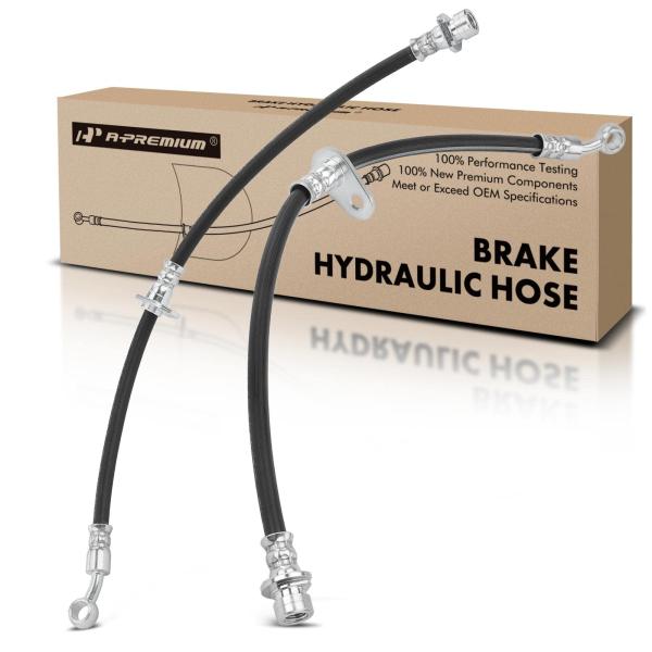 商品名: A-Premium フロントドライバーとパッセンジャーブレーキ油圧ホース ホンダとアキュラモデルに対応 - CR-V 2012-2016, RDX 2007-2012 - 交換用 # 1465STKA00 (2個パック) A-Pr...