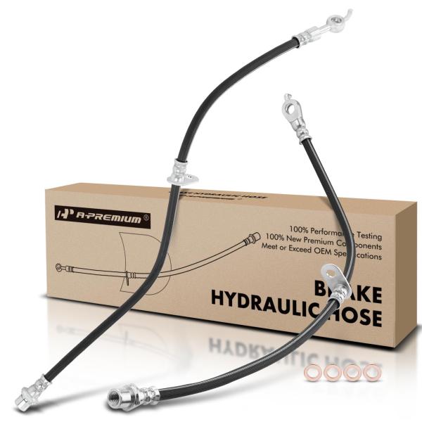 商品名:  A-Premium Front Driver and Passenger Brake Hydraulic Hose Compatible with Toyota and Scion Models - Echo 2000-2005...
