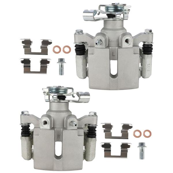 商品名:  cciyu Rear Left + Right Brake Calipers With Bracket 18B4892 18B4893 For Chevrolet 2004-2012 For Pontiac 2005-2010 ...