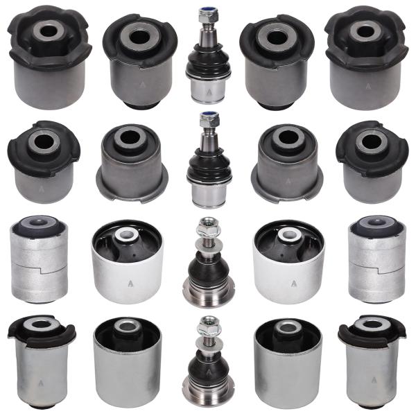 商品名:  AUTOACER - Complete Front &amp; Rear Suspension Kit 20 pcs - Front &amp; Rear, Upper + Lower Control Arm Bushings ...