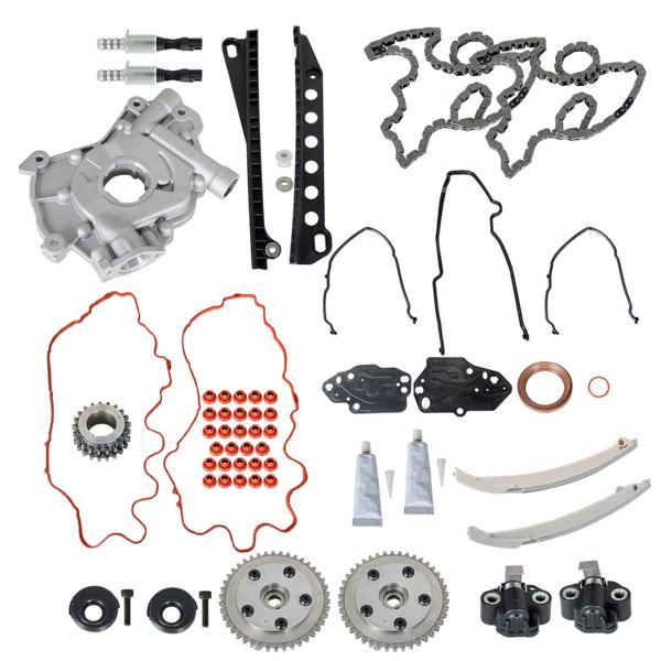 商品名: labwork タイミングチェーンカム フェイザーソレノイドバルブオイルポンプキット 交換用 2004-2008 フォード エクスペディションF150 F250 F350 スーパーデューティー 5.4L labwork Timin...