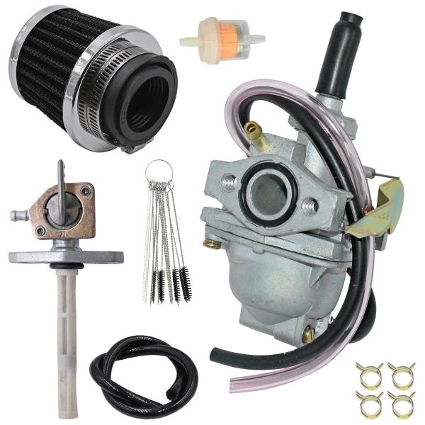 商品名: JDLLONG XR50 CRF50 キャブレター ホンダ CRF50F Z50 CRF XR 50R Z50R Z50A Mini Trail 50 Mini Bike Carb エアフィルター&amp;燃料バルブ付き ペットコ...