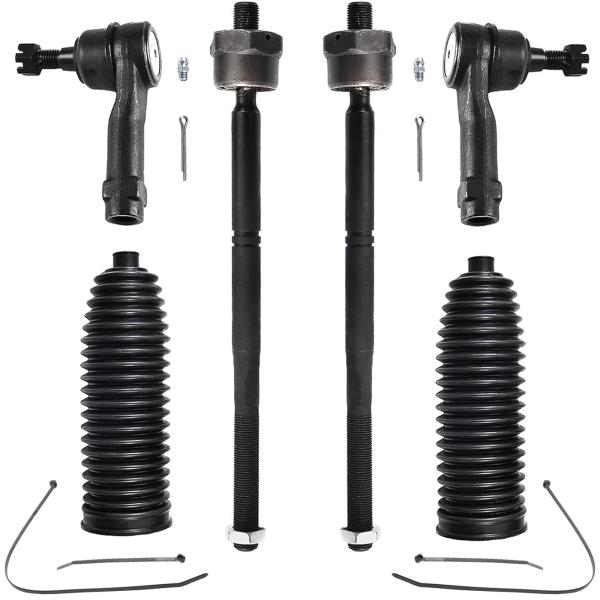 商品名: ASTARPRO 6ピース フロントインナー&amp;アウターコンプリートキット ラック&amp;ピニオンブーツ付き 4WD Ford F-150 Lincoln Mark LT 2004-2008に対応 ASTARPRO 6pc...