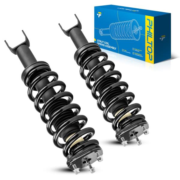 商品名: PHILTOP フロントストラット ショックアブソーバー 1500 2011-2021、Ram 1500 2009 2010、1500 Classic 2019-2022、コイルスプリングアセンブリ付きコンプリートストラット、クイ...