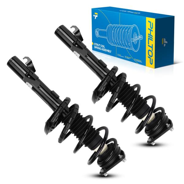 商品名:  PHILTOP Front Struts Shock Absorber Fit For M-a-z-d-a 3 2004 2005 2006 2007 2008 2009 2010 2011 2012 2013, Complet...