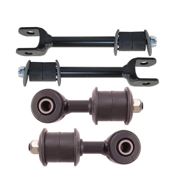 商品名:  Bison Performance 4pc Front &amp; Rear Steel Suspension Stabilizer Sway Bar Link Kit For Lexus LX470, Toyota Land ...