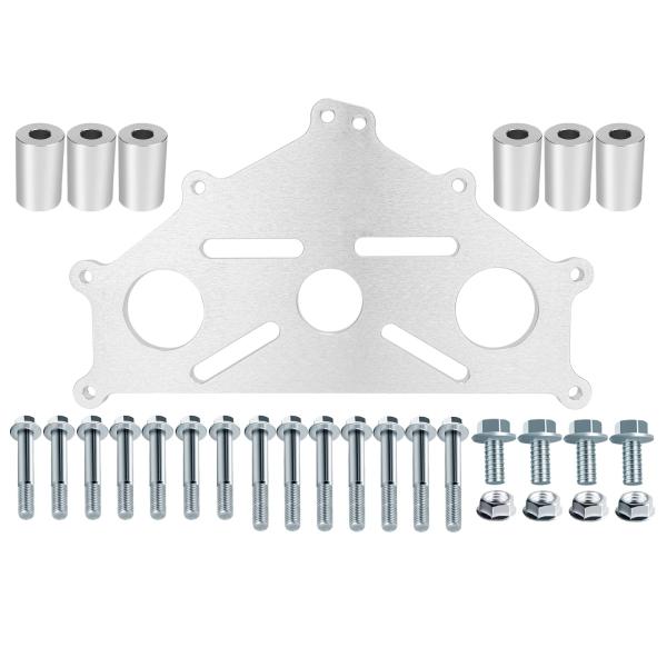 商品名: ZIBOPAR エンジンセーフスタンドアダプタープレート Chevy LS1 Duramax BBC SBC LSに対応 高耐久サポート ZIBOPAR Engine Safe Stand Adapter Plate Compat...