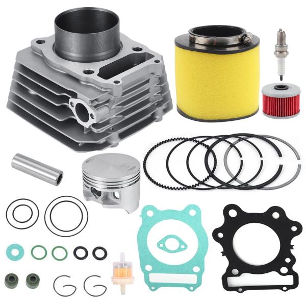 商品名: XIAOWEI シリンダー トップエンド リビルドキット ホンダ TRX300 TRX300FW Fourtrax 300 1988-2000 4x4 2x4 交換用 # 12100-HC4-000 74mmピストン付き XIAO...