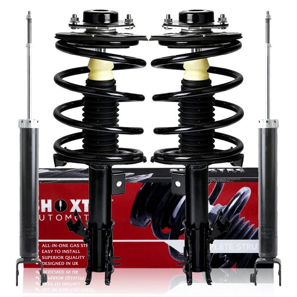 商品名: Shoxtec フルセット コンプリートストラットショックアブソーバー 交換用 2004-2008 日産マキシマ用 全トリムレベル。 Shoxtec Full Set Complete Strut Shock Absorbers ...