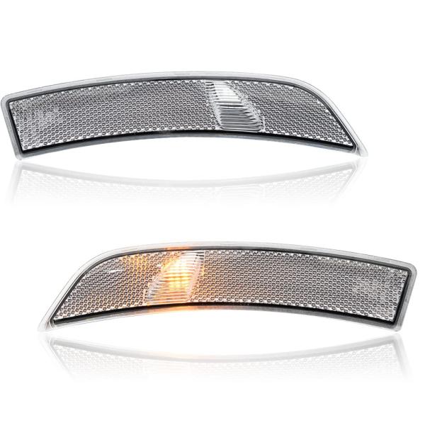 商品名: NJSBYL LEDサイドマーカーライトアセンブリ トヨタ GR86 スバル BRZ クリアレンズ フロントバンパー パーキングマーカー ライト アンバー ウィンカーランプ OEM# 84411CC000 SU00308732 N...