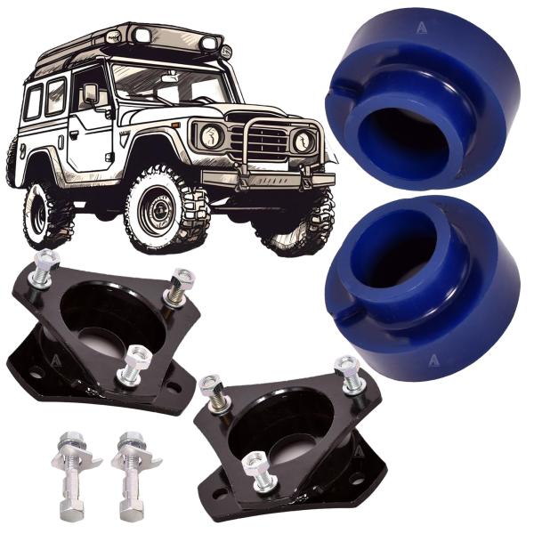 商品名:  AUTOACER - Complete Front &amp; Rear (Left + Right) Leveling Lift Spacer Kit in Polyurethane/PU 45mm 1.8" - For Gr...