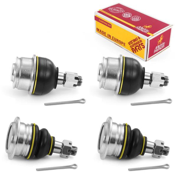 商品名: Metrix プレミアム 4個 上下ボールジョイントキット K500224、K500018 2008-2018 トヨタ セコイア、2007-2019 トヨタ タンドラに適合 Metrix Premium Chassis Parts...