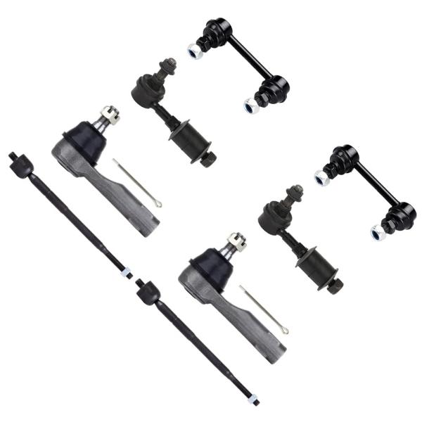商品名:  SCITOO 8pcs Front Suspension Kit Inner Outer Tie Rod End fit 1998-2001 for Nissan Altima Sway Bar Linkブランド: SCITOO...