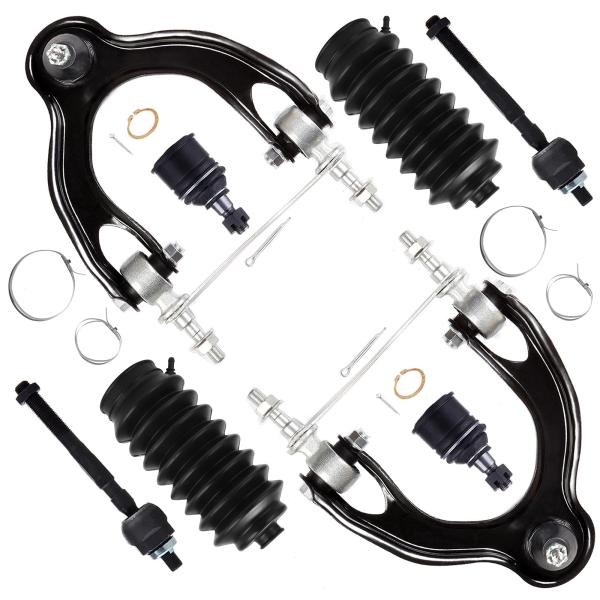 商品名:  SCITOO 8pcs Front Suspension Kit Upper Control Arm And Ball Joints Tie Rod Ends w/Steering Boots Fit 1994-1997 For...