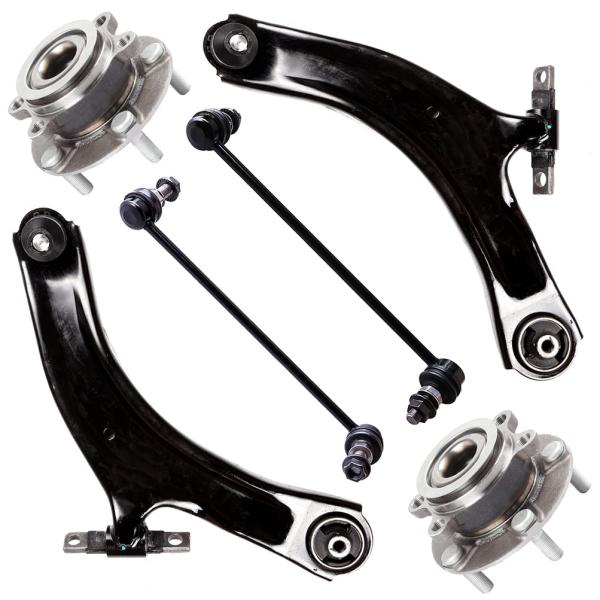 商品名:  SCITOO 6pcs Front Suspension Kit Wheel Hub Lower Control Arm with Ball Joint fit 2008-2013 for Nissan Rogue 2014-2...