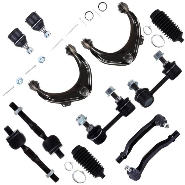 商品名:  SCITOO 12pcs Front Suspension Kit Upper Control Arm And Ball Joints Lower Ball Joints Sway Bar Links Inner Outer T...