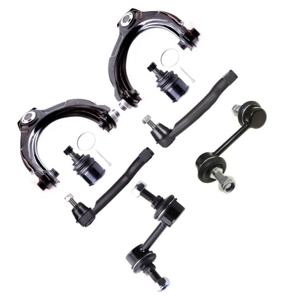 商品名:  SCITOO 8pcs Front Suspension Kit Upper Control Arm And Ball Joints Lower Ball Joints Outer Tie Rod Ends Sway Bar L...