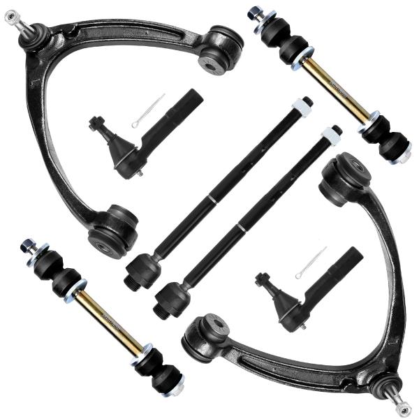 商品名:  SCITOO 8pcs Front Suspension Kit Upper Control Arm Tie Rod Ends Sway Bar Links Fit For Cadillac Escalade For Chevy...