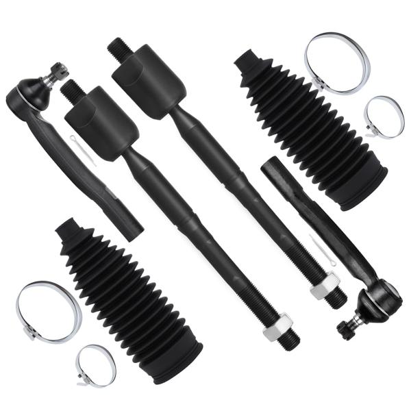 商品名: SCITOO 6ピース フロントサスペンションキット インナーアウタータイロッドエンド ステアリングブーツ付き 2004-2006年式 レクサス ES330 2004-2006 トヨタ カムリ 2004-2008 トヨタ ソララ用...