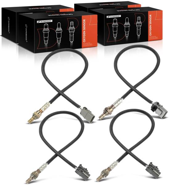 商品名: A-Premium O2 酸素センサー 日産フロンティア 2001-2002 3.3L アップストリーム ダウンストリーム 4点セット 交換用 # 2269064U06 226904M200 A-Premium O2 Oxygen...