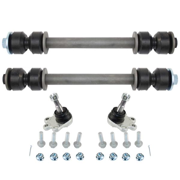 商品名:  Bison Performance 4pc Front Bolt Type Suspension Stabilizer Sway Bar Link and Front Lower Forged Steel Suspension ...