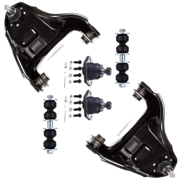 商品名:  SCITOO 6pcs Front Suspension Kit Upper Control Arm and Ball Joint Lower Ball Joint Sway Bar End Link for Chevy Bla...