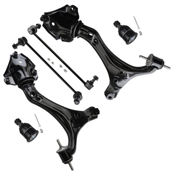 商品名:  SCITOO 6pcs Front Suspension Kit Lower Control Arm Lower Ball Joint Sway Bar End Link 2013-2017 for Honda for Acco...
