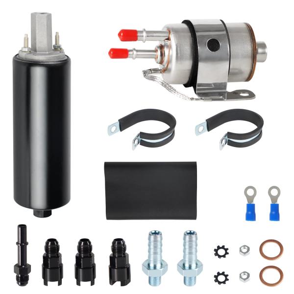 商品名: YESHMA 燃料フィルターレギュレータ 58PSI インライン燃料ポンプキット 高圧 取り付けキット付き GSL392-400-939 GSL392400939 400-939 YESHMA Fuel Filter Regula...