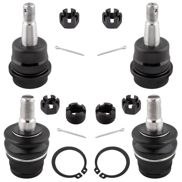 商品名: WEDOAUTO 4ピース フロントアッパー&amp;ロワーボールジョイント ジープグランドチェロキー93-98 ラングラー 90-06 チェロキー 1990-01 コマンチ 1990-92 グランドワゴニア 1993 Wagon...