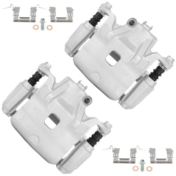 商品名:  cciyu Front Left + Right Brake Calipers With Bracket 19B3308 19B3309 For Nissan For Altima 2007-2013 For Nissan Fo...