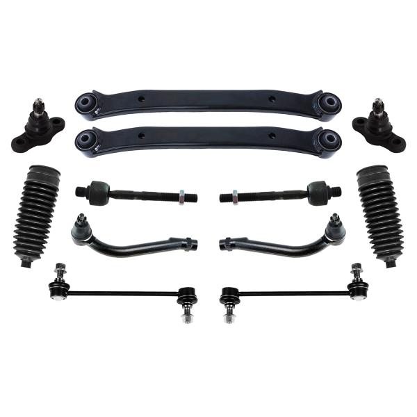 商品名:  PartsW - 12 Pc Rear Upper Rearward Control Arms, Lower Ball Joints, Sway Bar End Links, Tie Rod Ends with Bellow B...