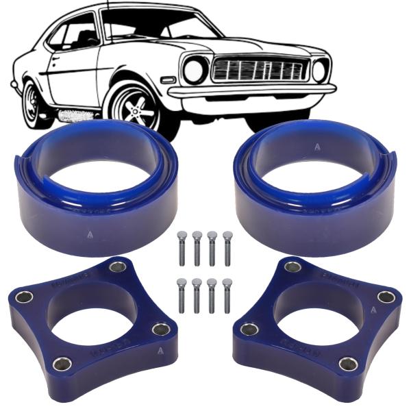 商品名:  AUTOACER - Complete Front &amp; Rear Levelling Lift Kit 30mm /1.2"- Front Strut Spacers &amp; Rear Coil Springs Sp...